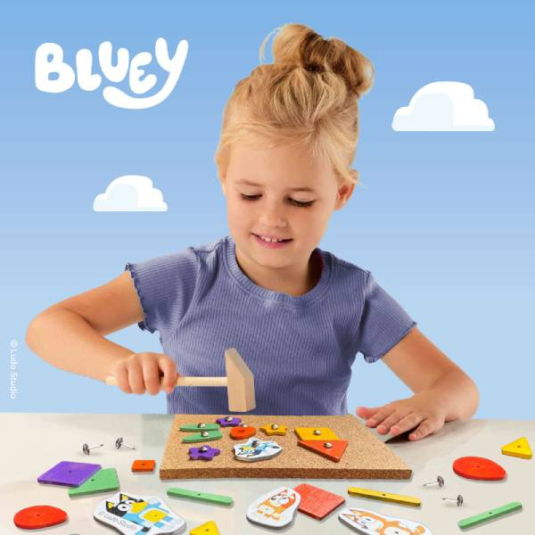 SES Creative Bluey set mali majstor sa drvenim čekićem 1046255