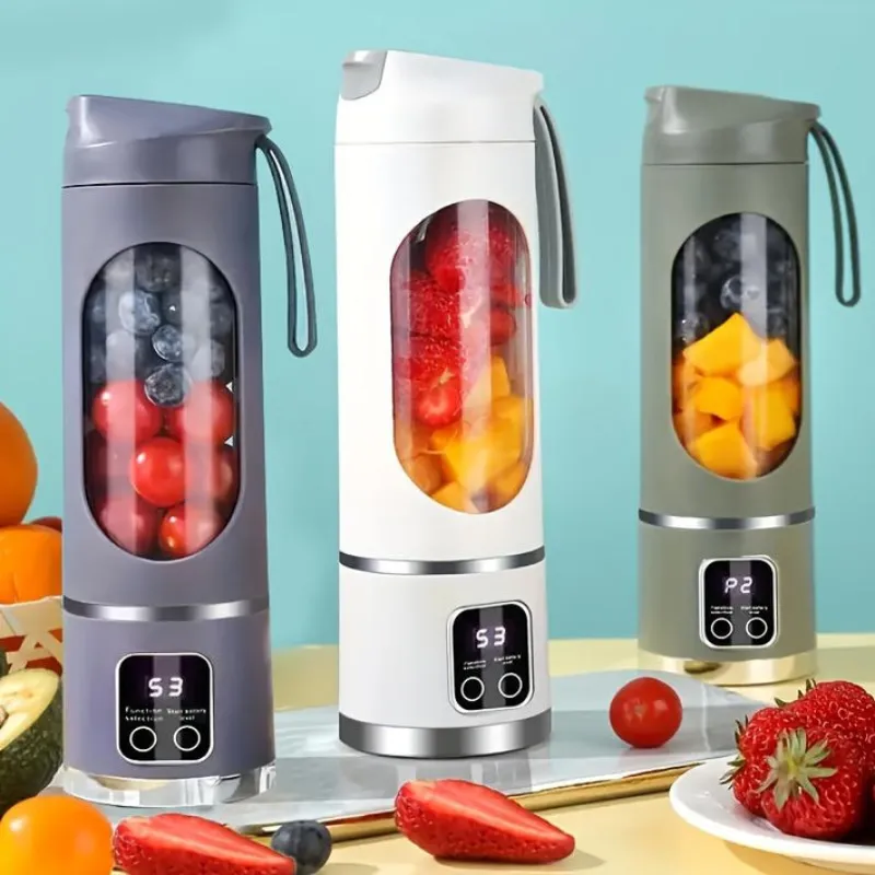 Prenosivi mini blender 450 ml za smutije, sokove i šejkove