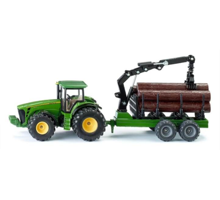 SIKU IGRAČKA TRAKTOR SA ŠUMSKOM PRIKOLICOM