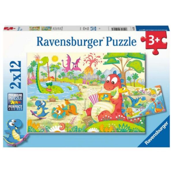 RAVENSBURGER PUZZLE - OMILJENI DINOSAURUSI