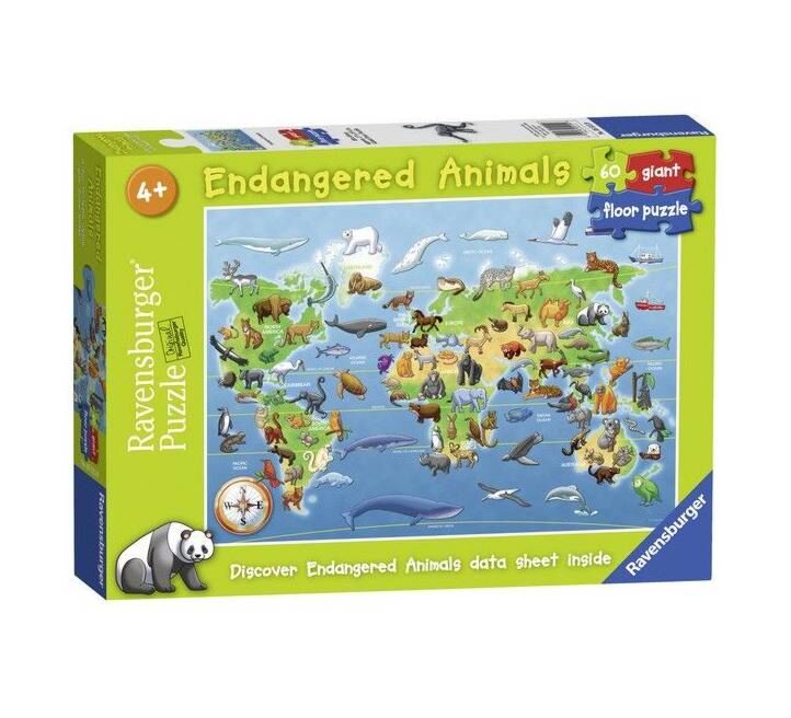RAVENSBURGER PUZZLE - UGROŽENE ŽIVOTINJE