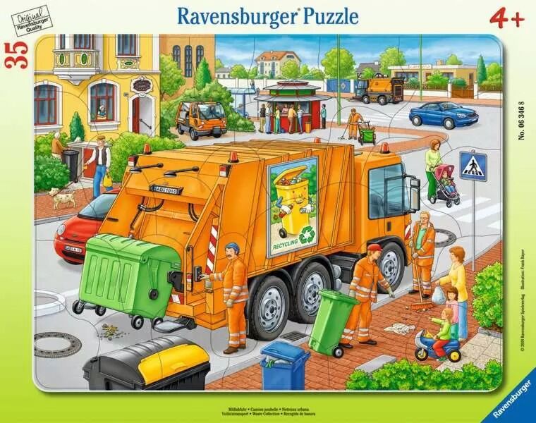 RAVENSBURGER PUZZLE - DJUBRETARI U GRADU