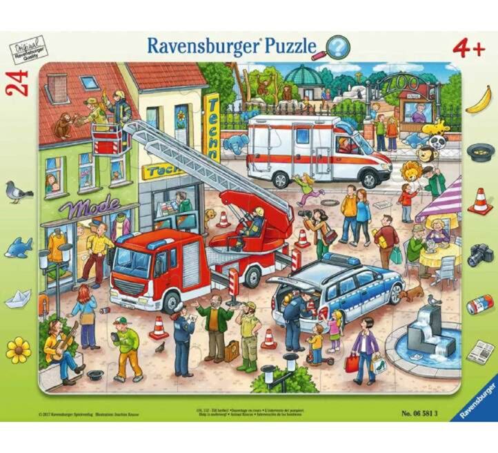RAVENSBURGER PUZZLE - SPAŠAVANJE ŽIVOTINJA U GRADU
