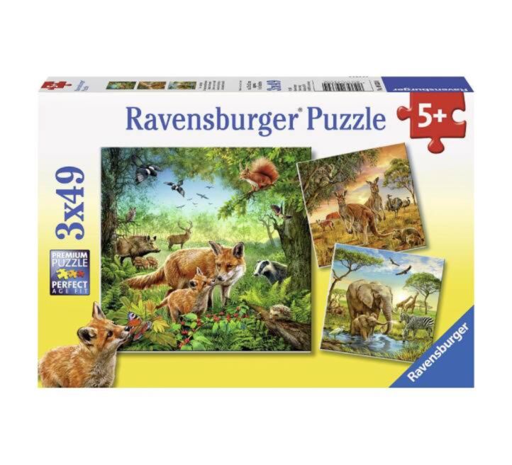 RAVENSBURGER PUZZLE - ŽIVOTINJE U DIVLJINI