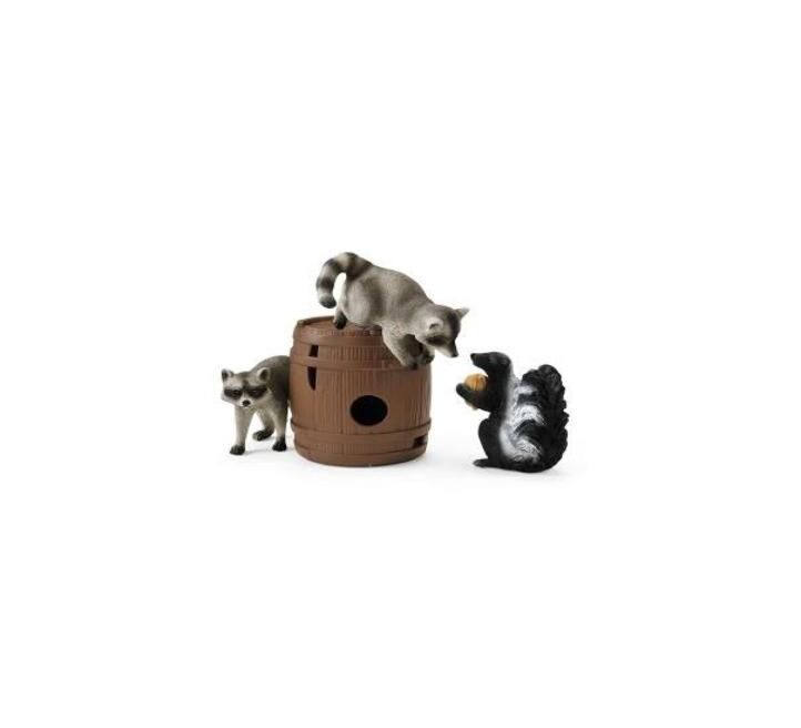SCHLEICH IGRAČKA RAKUNI U IGRI SA VEVERICOM