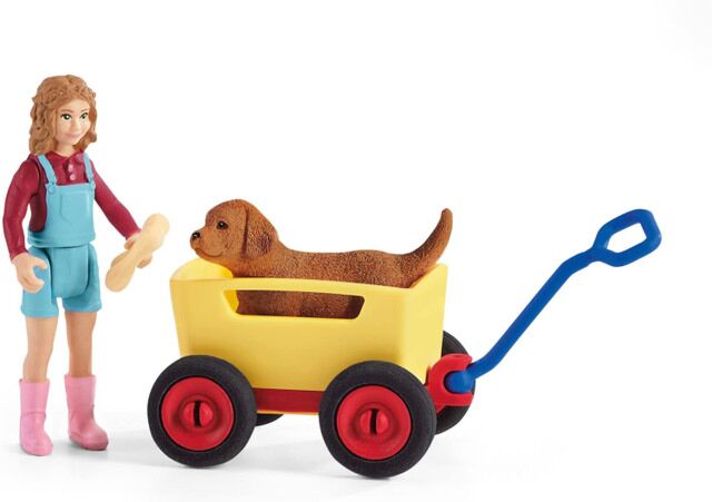 SCHLEICH IGRAČKA DEVOJČICA I PAS