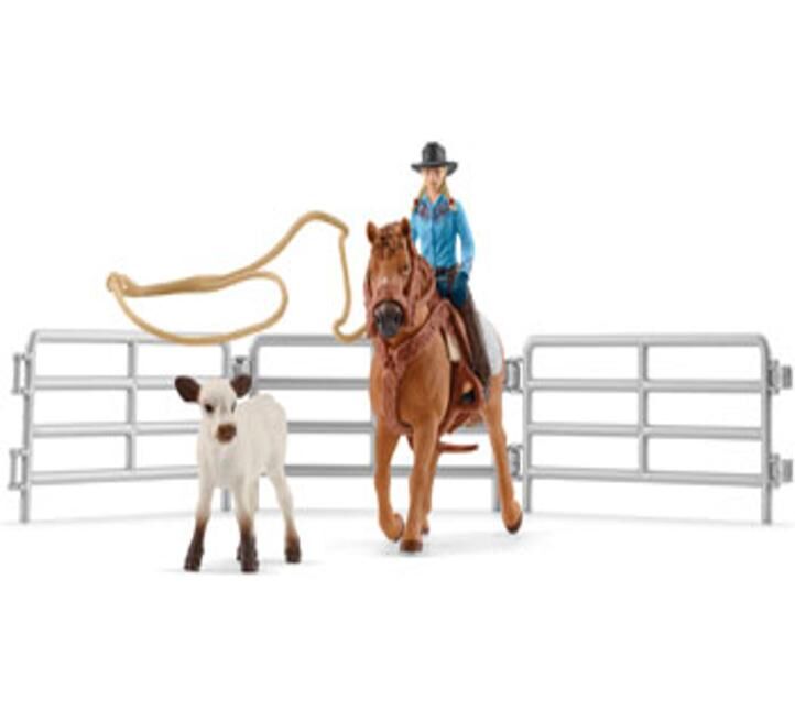 SCHLEICH IGRAČKA RODEO DEVOJKA SA LASOM