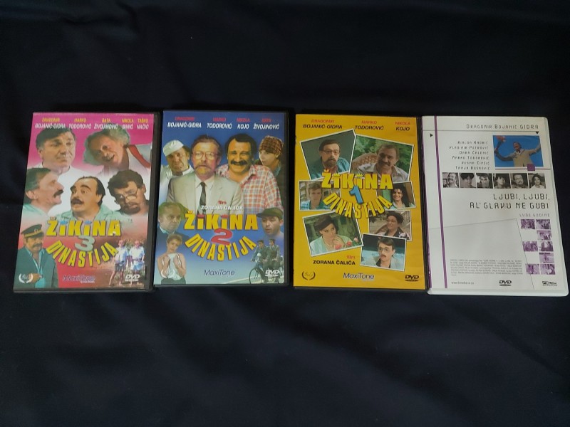 DVD domaci filmovi 4 kom