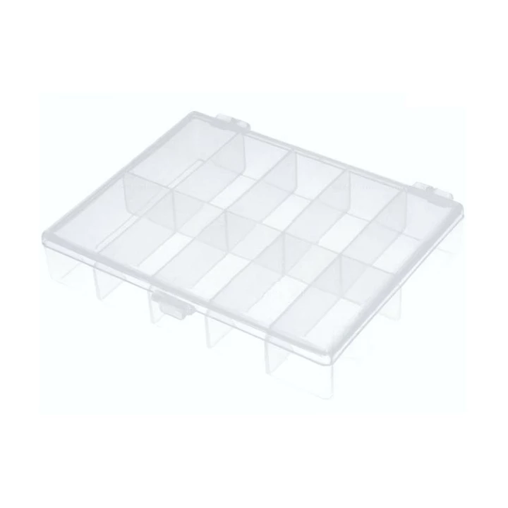 Klaser plastični sa 10 pregrada providni 120x90x22mm