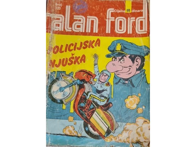 Alan Ford br. 320- Policijska njuška