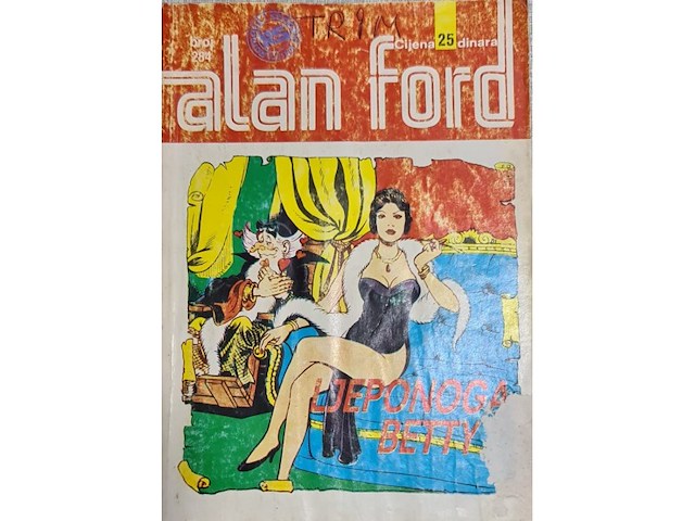 Alan Ford br. 284 Ljeponoga Betty