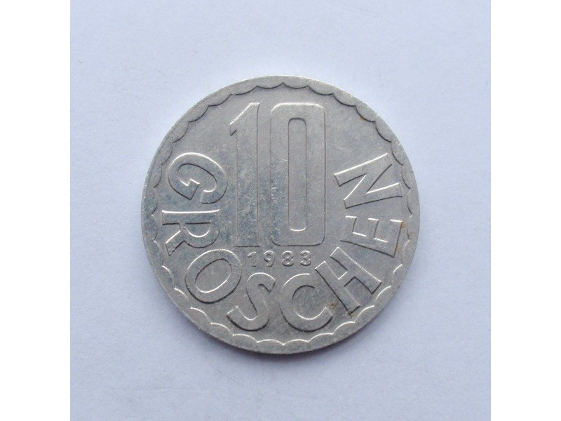 Austria 10 groša 1983