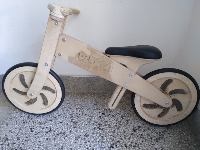 Bicikl bez pedala dexy co precnik tockova 28 cm.