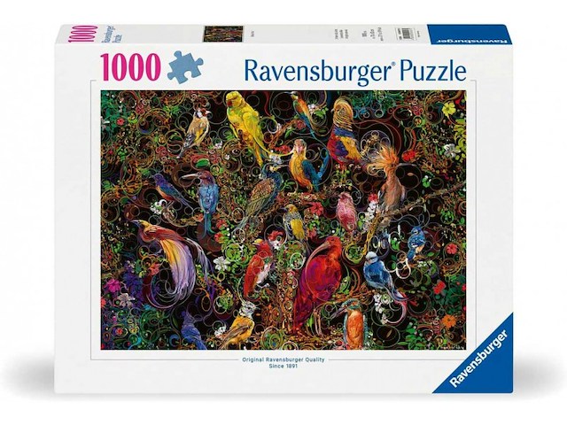 Puzzle slagalica 1000 delova Ptice umetnosti Ravensburger 12000557