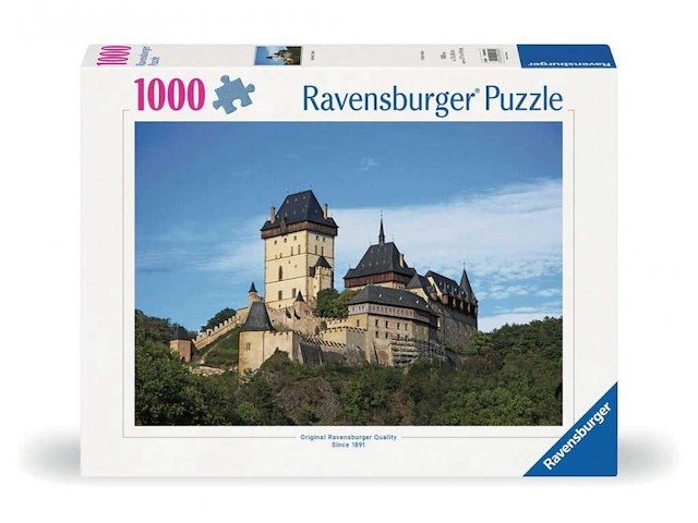 Puzzle slagalica 1000 delova Zamak Karlštejn Češka Ravensburger 12000560