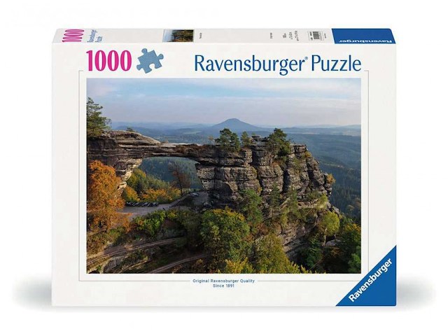 Puzzle slagalica 1000 delova Pravičicka kapija Češka Ravensburger 12000561