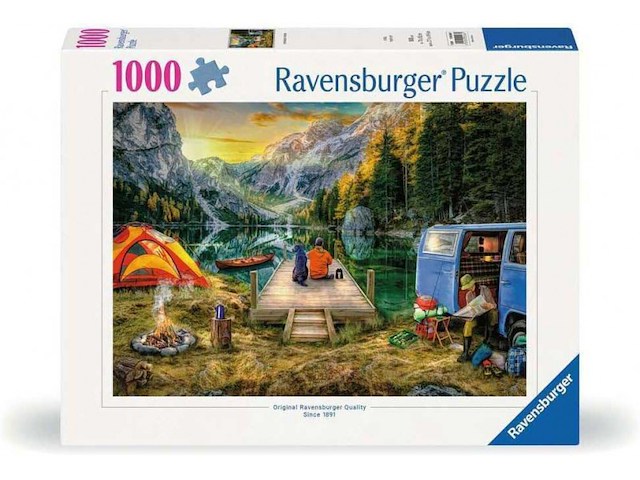 Puzzle slagalica 1000 delova Kampovanje Ravensburger 12000568