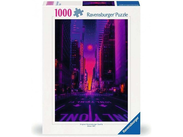 Puzzle slagalica 1000 delova Njujork u neonskim svetlima Ravensburger 12001436