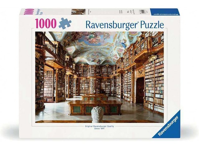 Puzzle slagalica 1000 delova Biblioteka manastira Svetog Florija Austrija Ravensburger 12001440
