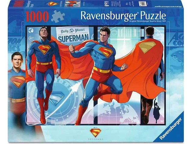 Puzzle slagalica 1000 delova Supermen Poslednji sin Kriptona Ravensburger 12001508
