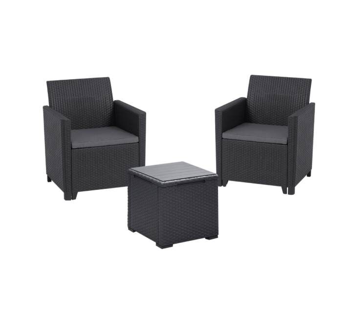 KETER BALKONSKI SET MARIE SA BOX STOLOM VIGO CU 259723 - GRAFIT