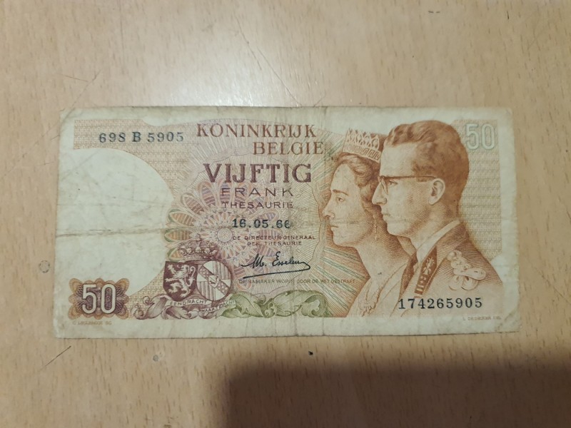 50 franaka Belgija