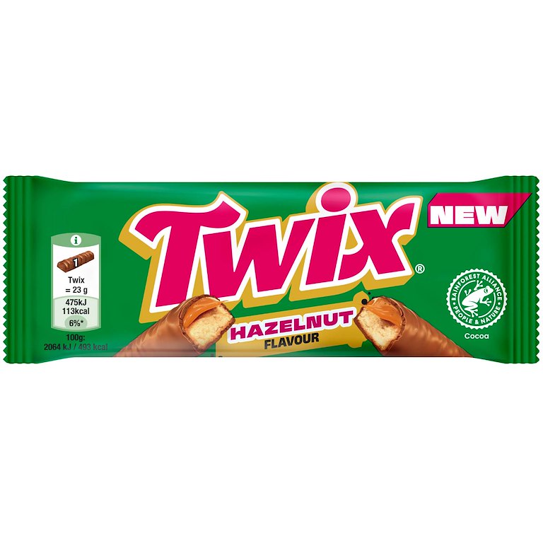 Twix bar hazelnut 46g twix