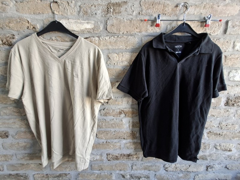 Dve muske majice L XL