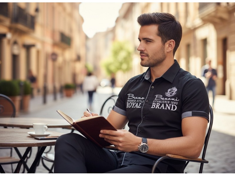 Bruno Banani muška košulja crna original XL kao nova