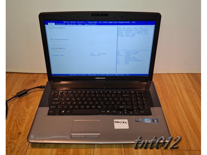 == MEDION E7220 = Intel i5-2430M = 4Gb = 17,3 LED ==