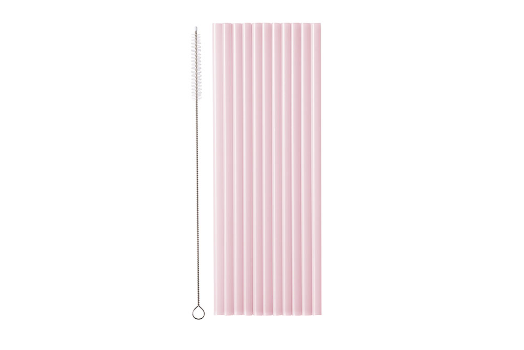 Plastične slamčice Roze – 12 kom