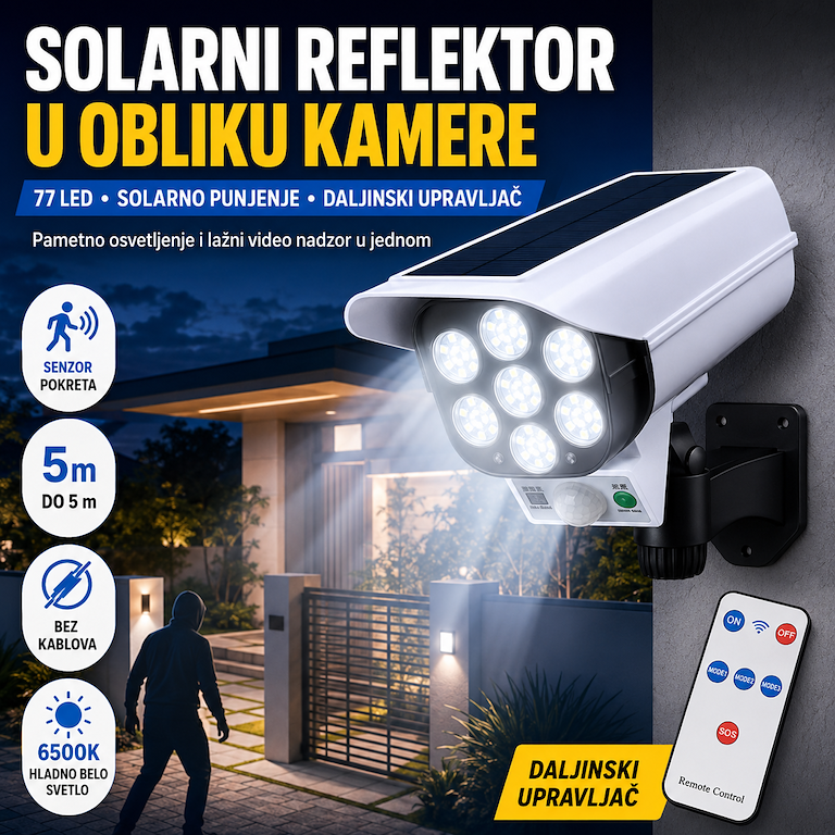 Solarni Reflektor – Lažna Kamera