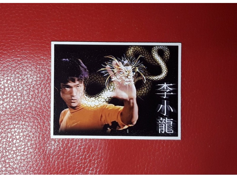 Magnet za frižider – Brus Li (oko 7 x 5 cm)