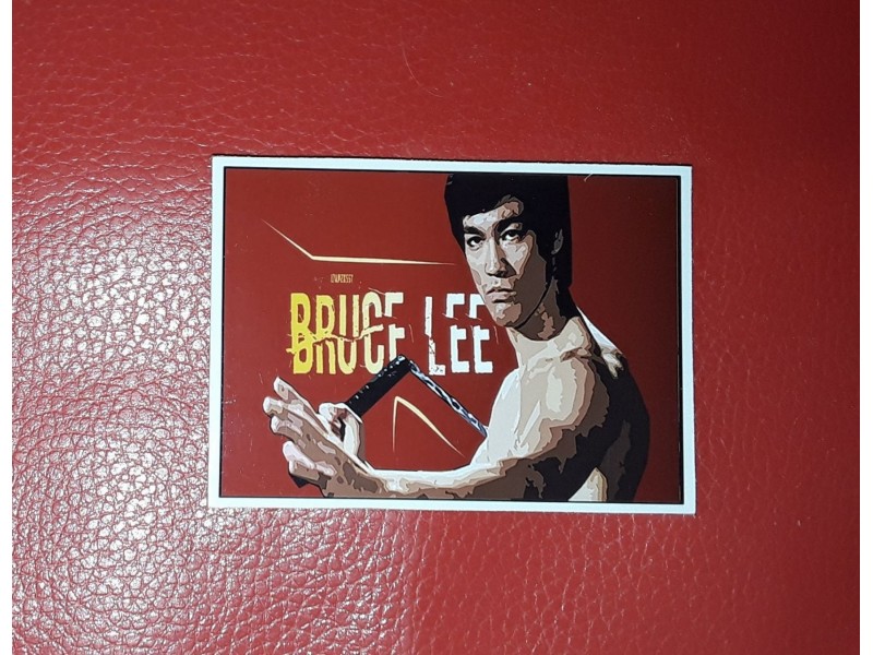 Magnet za frižider – Brus Li (oko 7 x 5 cm)