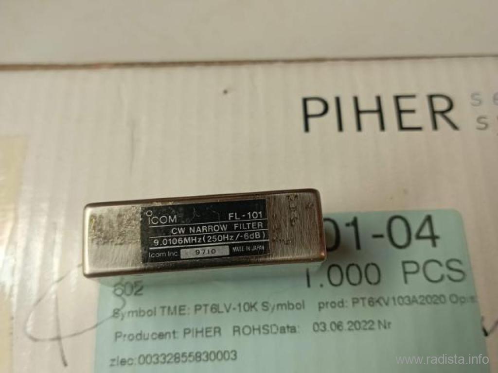 FL-102,FL-223,FL-101 INRAD filter 111