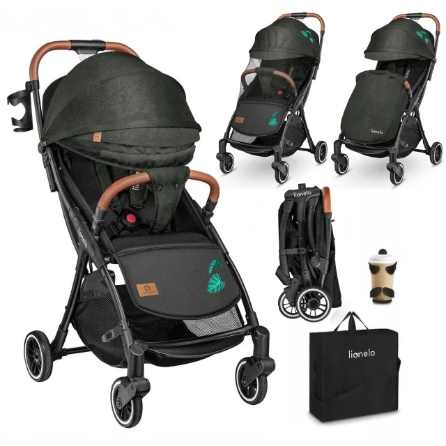 Lionelo JULIE ONE Tropical Green - lagana kolica za decu do 22kg