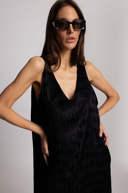 real women dress black