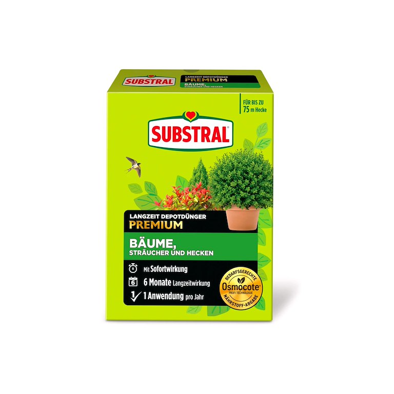 Substral Osmocote ĐUBRIVO za tuje, živu ogradu i zimzeleno bilje 1500gr