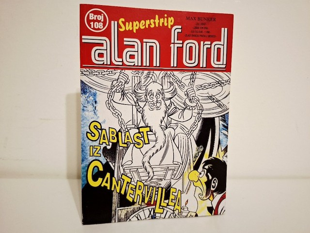 Alan Ford Sablast iz Cantervillea Superstrip broj 108