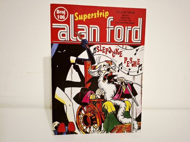 Alan Ford Slepačke pesme Superstrip broj 106