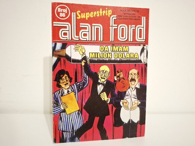 Alan Ford Da imam milion dolara Superstrip broj 86