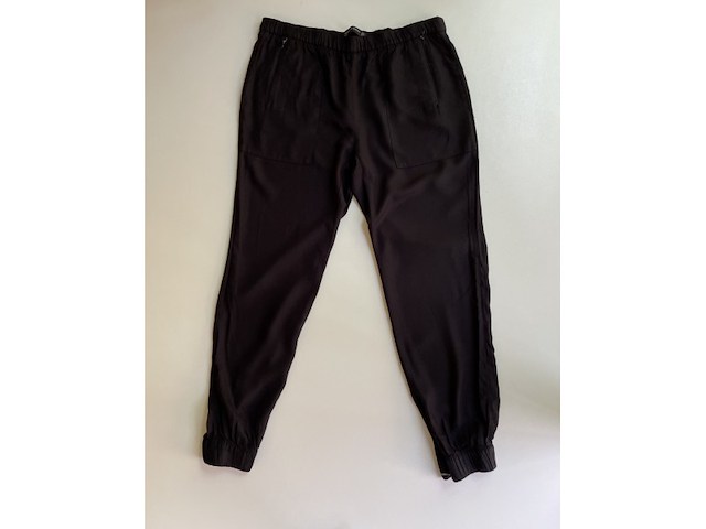Zara crne pantalone od viskoze