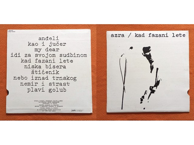 AZRA - Kad Fazani Lete (LP)