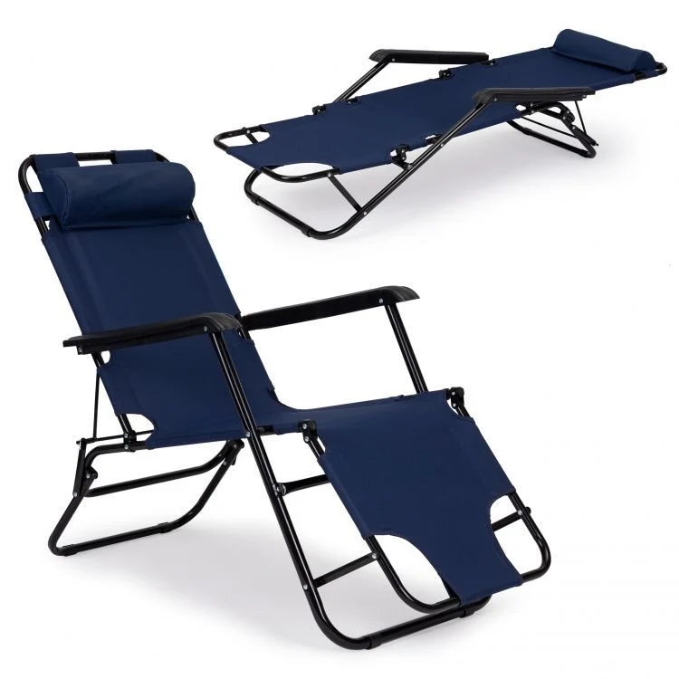 LEŽALJKA ZA PLAŽU 2U1 BLUE