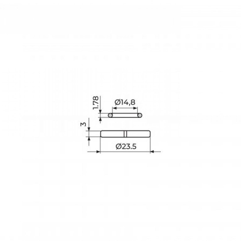 ROSAN SET ORING+PRSTEN 24MM