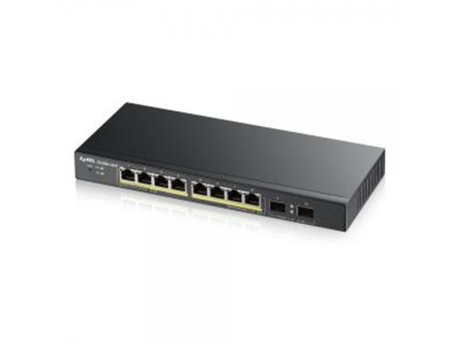 Zyxel GS1900-8HP v3 PoE Upravljao L2 Gigabit Ethernet (10/100/1000) Snaga preko Ethernet (PoE) Crna