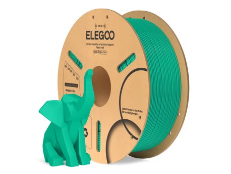 ELEGOO PLA 1.75mm sea green 1kg-Paper Plate