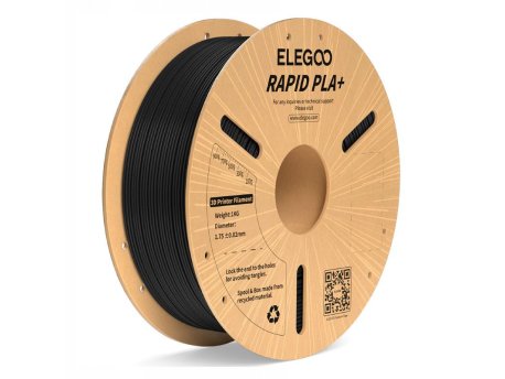 ELEGOO Rapid PLA+ filament 1.75mm 1kg Black