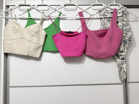 Set od 5 novih topica zara i bershka