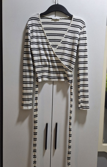 Zara wrap crop top